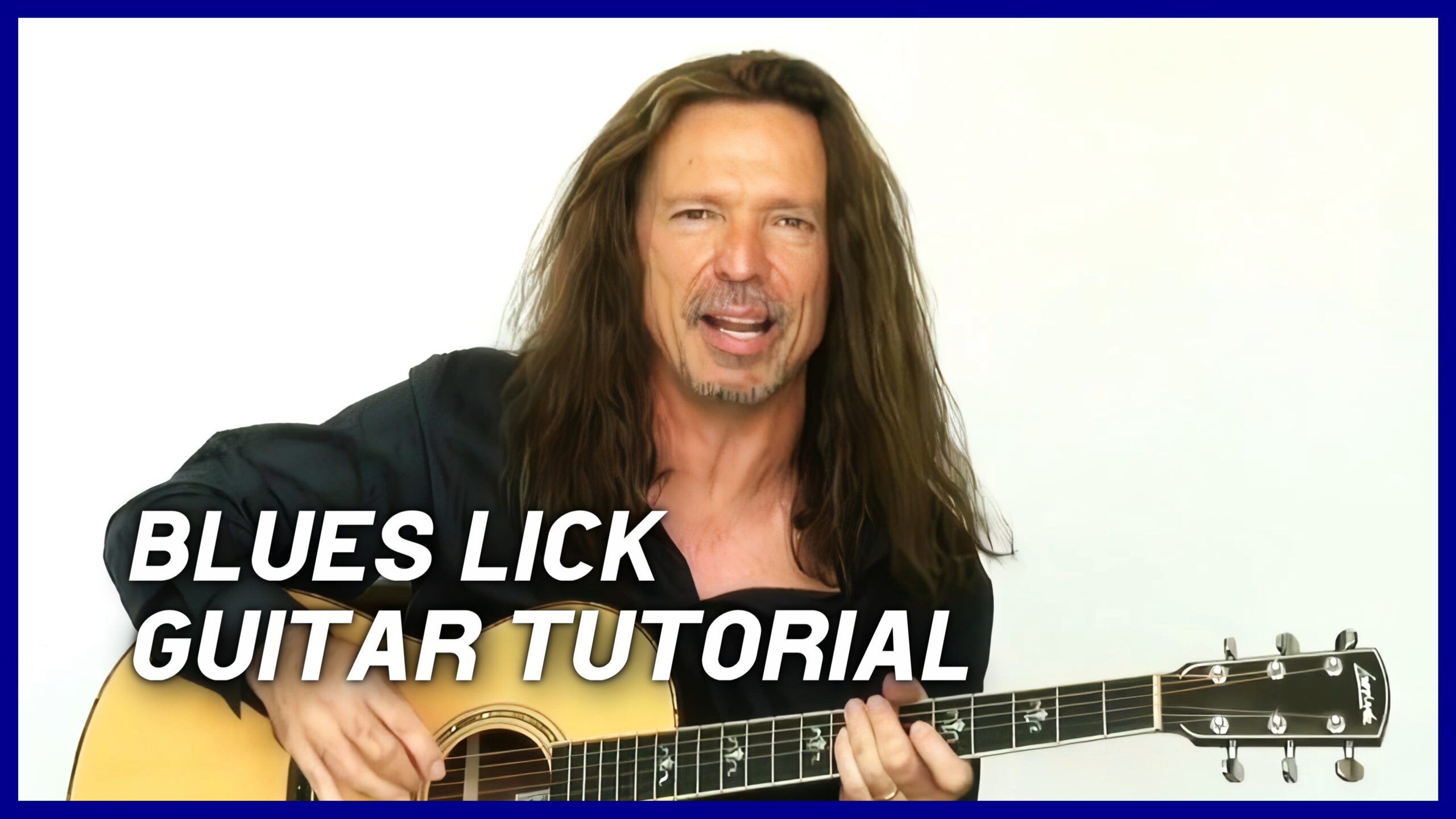 Ken Tamplin Guitar Blues Lick Tutorial - KenTamplinVocalAcademy.com