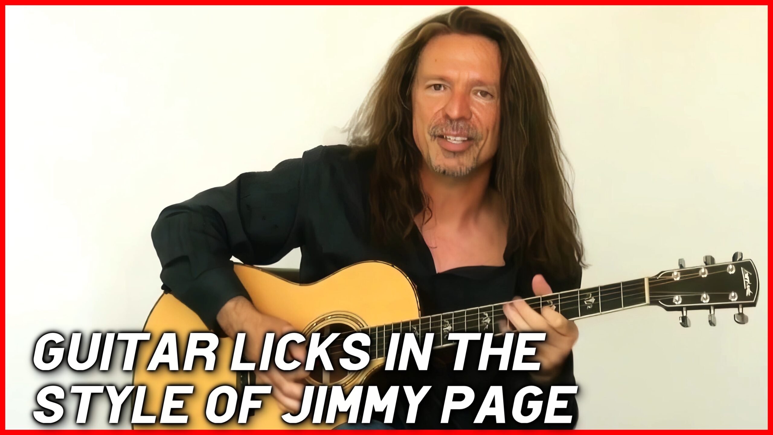Ken Tamplin - Jimmy Page Guitar Lick Tutorial - KenTamplinVocalAcademy.com